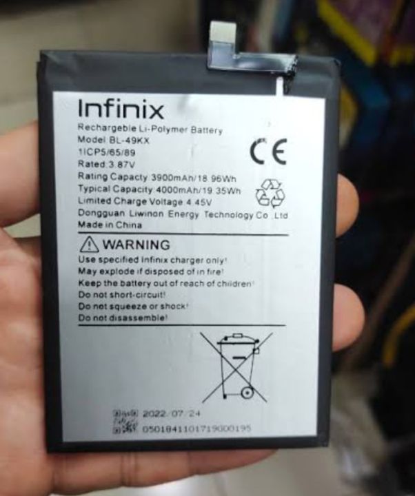 Batre BL49kX For Infinix Note 12i X677 Batrai X 677 Baterai BL-49kX ...