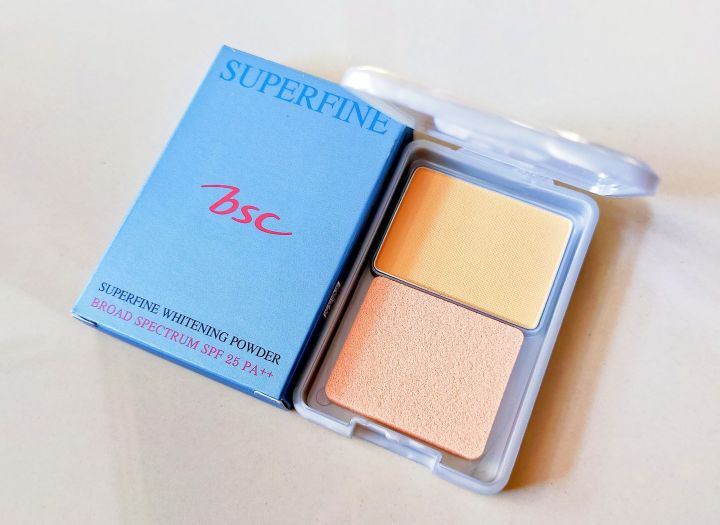 แป้งผสมรองพื้นทBSC SUPER WHITENING POWDER SPF25 PA++ สูตรพิเศษเพิ่มความ ...