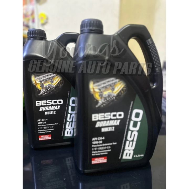 Isuzu BESCO Duramax Multi-Z Engine Oil (4L) (API CH-4 10W-30) (1 ...