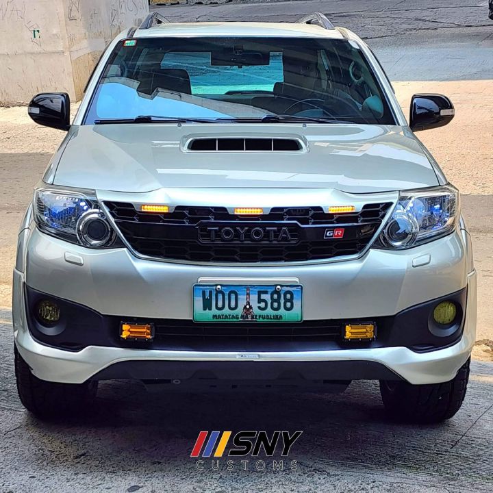 Fortuner Grille Gr with DRL Daylight Running Light 2012 2013 2014 2015 ...