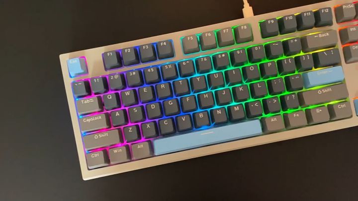 VER 2 Bàn Phím Cơ Không Dây Langtu LT84 & LT104 PRO, Núm Xoay, Màn Hình ...