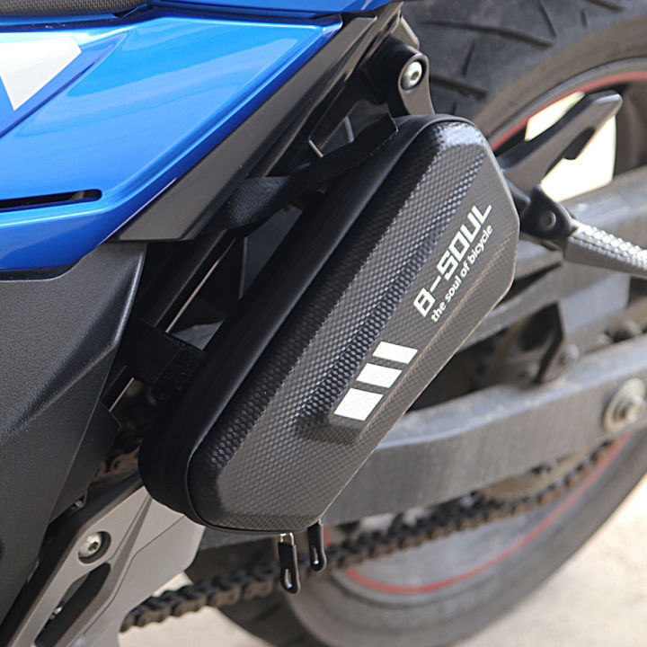 Motorcycle Side Bags Waterproof EVA Hard Shell Scooter Hanging Side ...