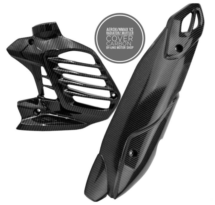 RADIATOR AND HEAT COVER FOR NMAX AND AEROX V2 (CARBON) | Lazada PH