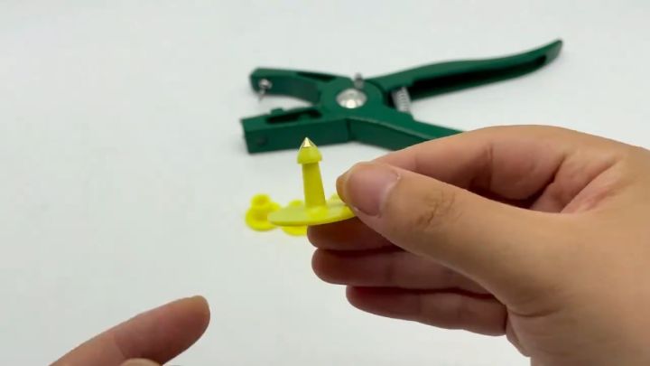 ACTIVIM Livestock Animal Ear Tag Set 100Pcs Goat Ear Tags + Animal Ear ...