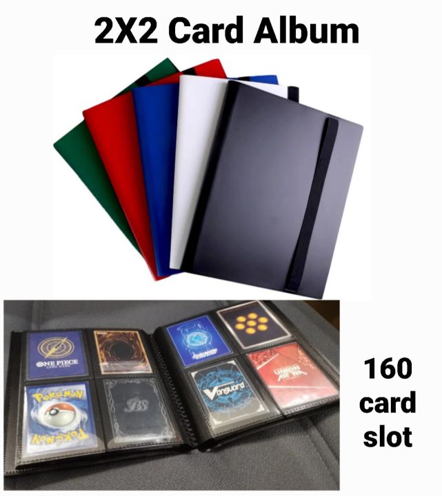 Card Album / Kad Album / Card Binder / Card Holder Book : 4pockets 2x2 160 card slot for Trading ...