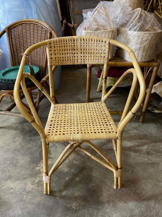 Traditional Pek Gong Rattan Arm Chair Kerusi Rotan Dahan | Lazada