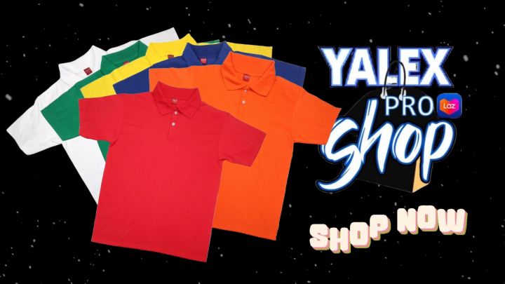 YALEX T-SHIRTS PLAIN BLUE SERIES- /ADULT/ RED LABEL COLLARED | Lazada PH