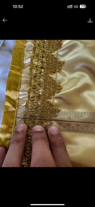 metallic gold trimmings costumes decorations 5 yards | Lazada PH