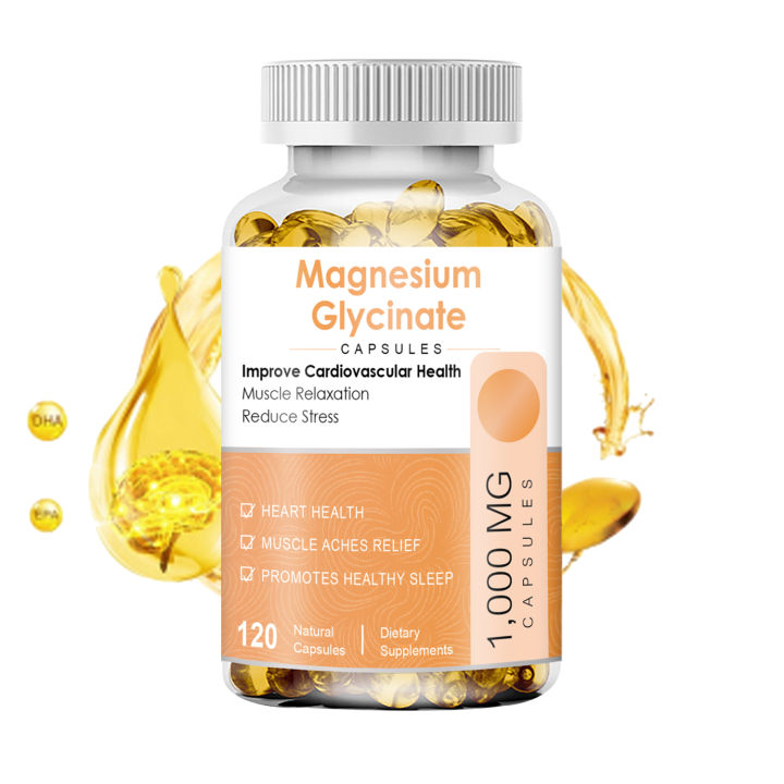 Daynee Magnesium Glycinate Capsule Magnesium Supplement Supports Sleep ...