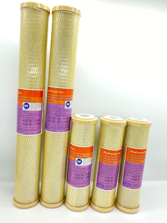 Hydrosep Carbon Block Filter CTO 20'' SL | Lazada PH