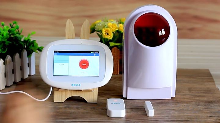 Alarm Rumah KERUI W18 TUYA WIFI Sistem Strobe Wireless Sirine Anti ...