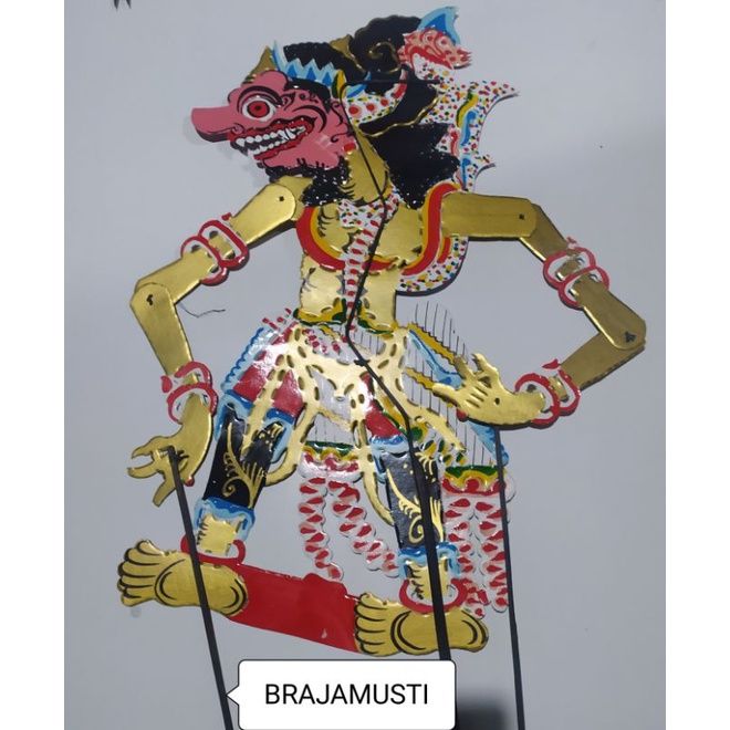 WAYANG BRAJAMUSTI WAYANG KULIT KERTAS MAINAN ANAK HIASAN DINDING ...