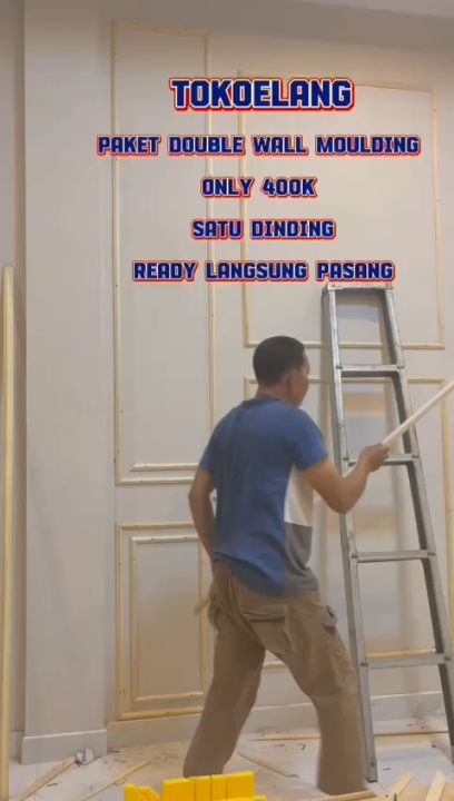 Paket Wallmoulding Double Satu Dinding Ukuran Tinggi 3,2 Meter X 2,2 ...