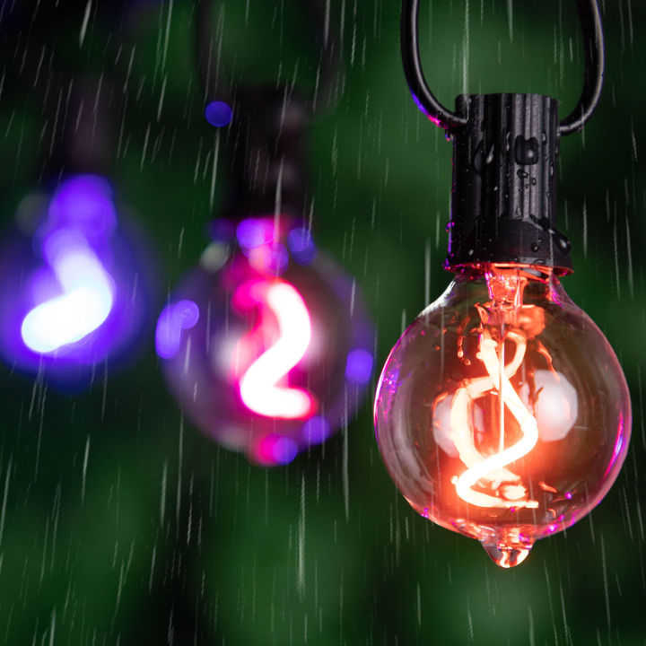 Connectable String Light Wire E12 Socket EU Plug Waterproof Outdoor ...