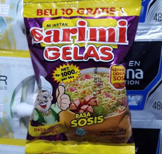 Sarimi gelas rasa sosis per bungkus 30 gr | Lazada Indonesia