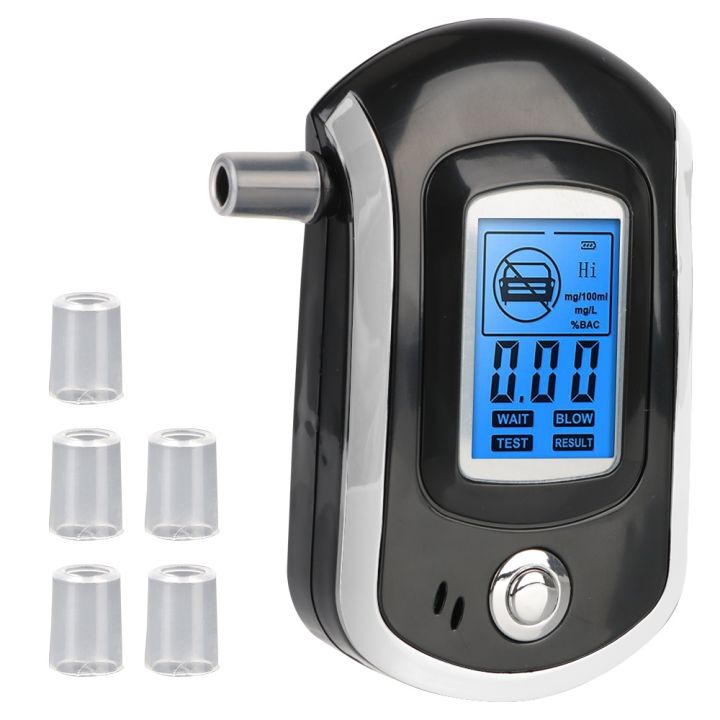 Digital Breath Alcohol Tester AT6000 Manual Breath Drunk Driving ...