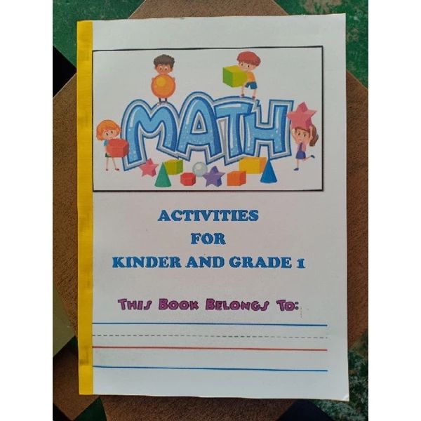 Math Activities for Kindergarten & Grade 1 (80pages) | Lazada PH
