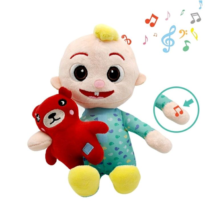 CW Shop Cocomelon JJ Plush Toy JJ bear with music JJ plush toy ...