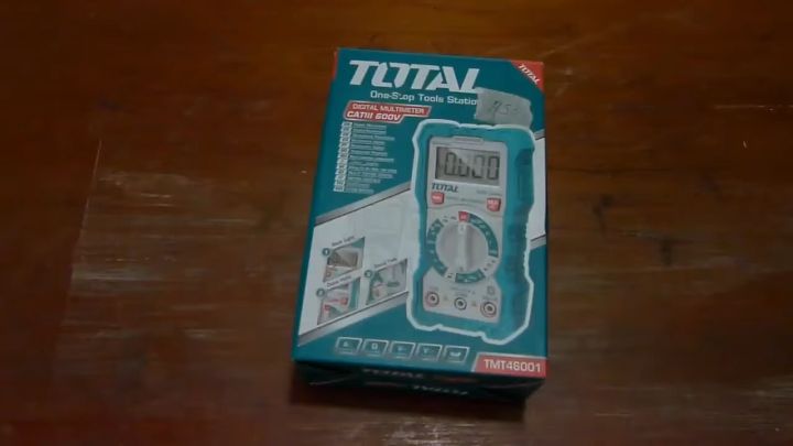 Đồng hồ đo điện vạn năng TOTAL màn hình LCD có đèn nền ban đêm đo dòng ...