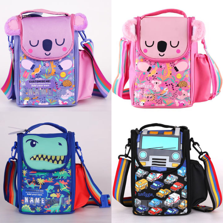 Australian Smiggle Space Cat Student Handheld Lunch Bag Outdoor Thermal ...