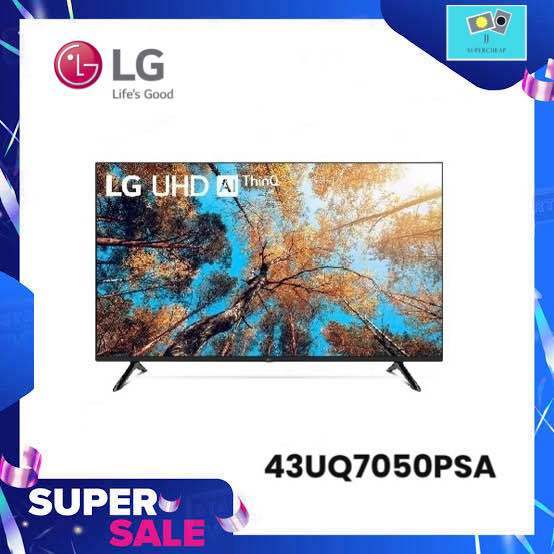 LG UHD 4K Smart TV UQ70 43UQ7050 ขนาด 43 นิ้ว รุ่น 43UQ7050PSA | Lazada ...