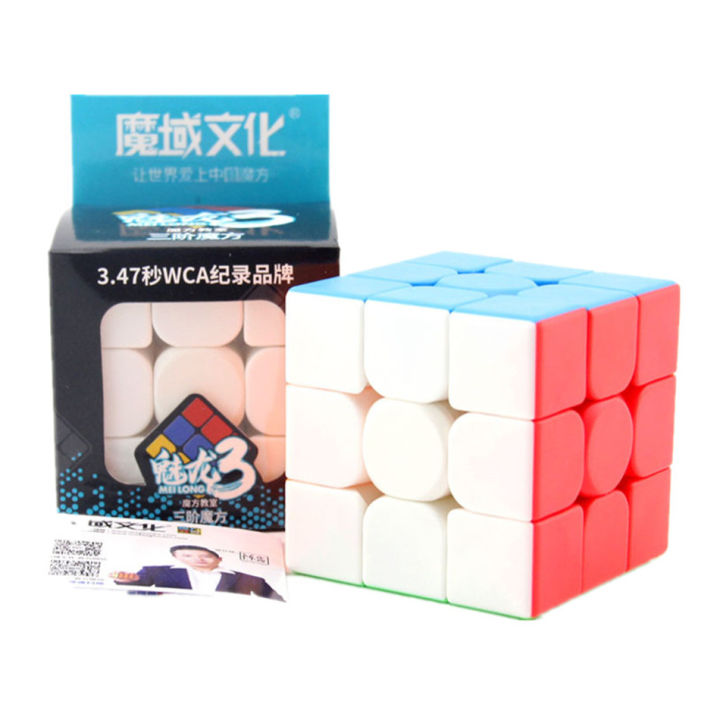 [Picube] MoYu MeiLong 3x3 Magic Speed Cube ปริศนาสติกเกอร์ 3x3x3 ...