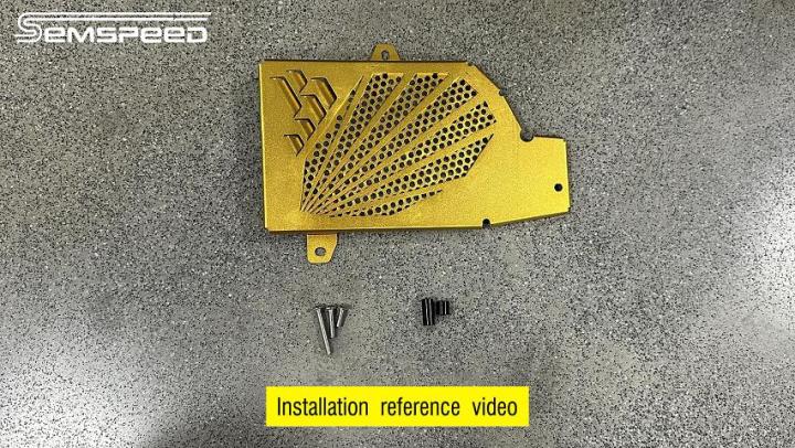 SEMSPEED Motorcycle CNC Grille Grill Radiator Guard Cover For Honda ...