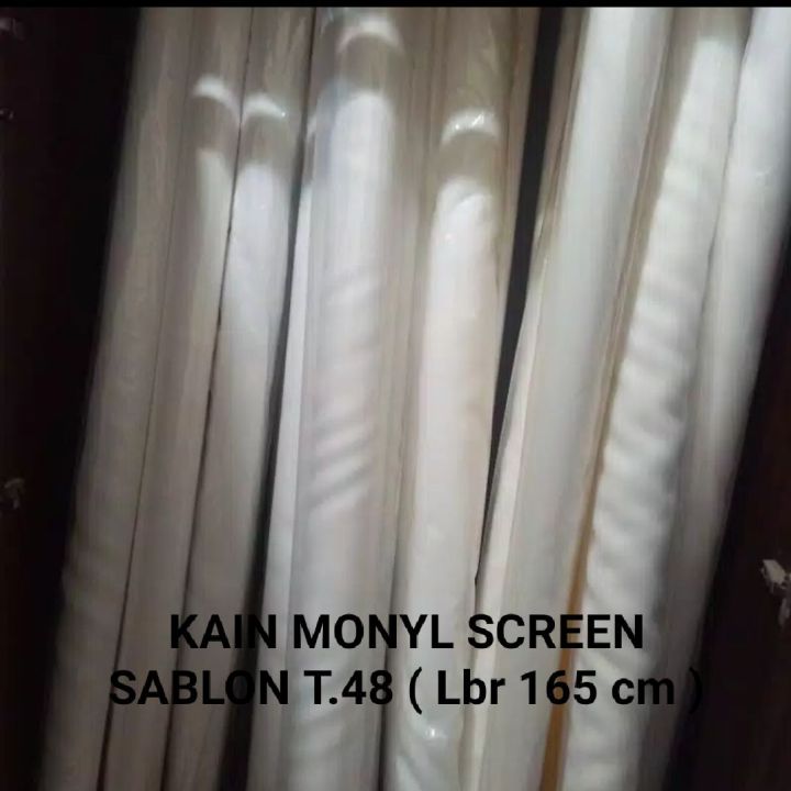KAIN MONYL SCREEN SABLON T.48 ( Lbr 165 cm) | Lazada Indonesia