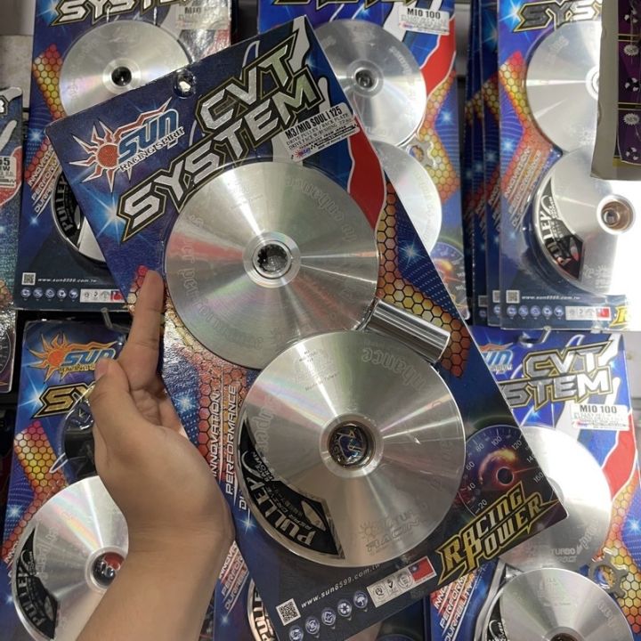 SUN PULLEY SET MIO I 125 M3 SOUL I 125 (PULLEY , BACK PLATE , BUSHING ...