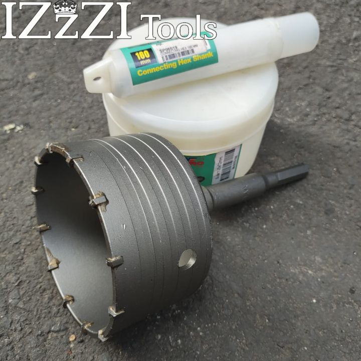 Hole Saw Hollow Drill Core Bit TCT Size WIPRO Mata bor Pelubang Tembok ...