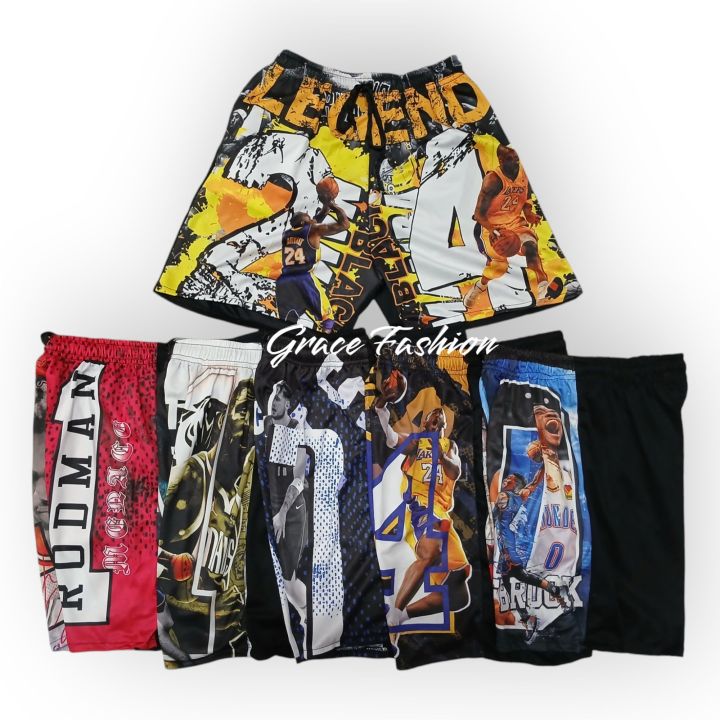 6pcs Sublimation Jersey Drifit short for men.Assorted color & print ...