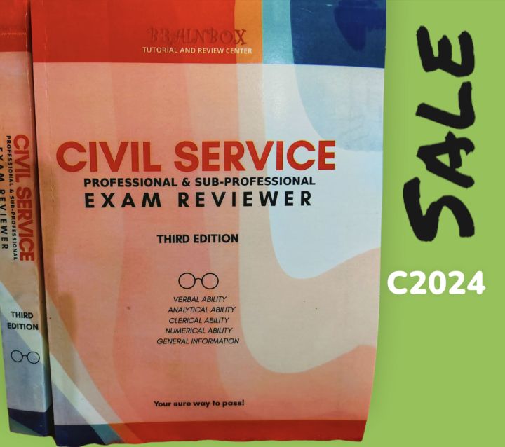 civil service exam reviewer Brainbox c2024 | Lazada PH