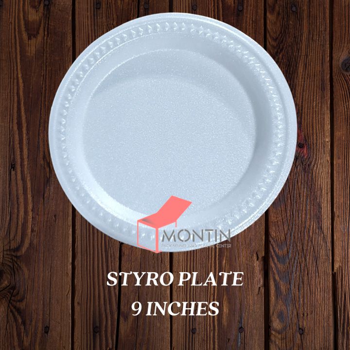 50pcs Styro Plate 9inch | Lazada PH