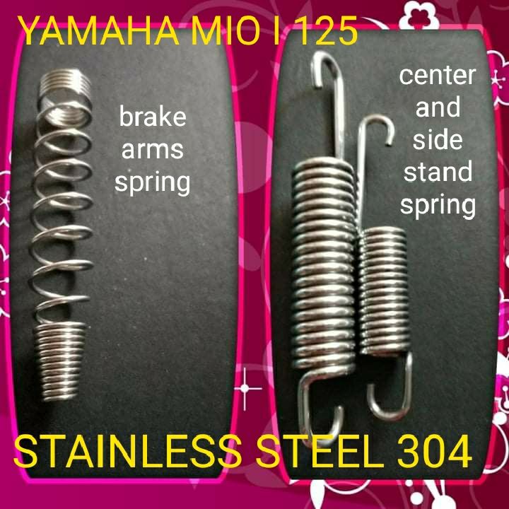 yamaha mio I 125 set center and side stand with brake arms spring ...