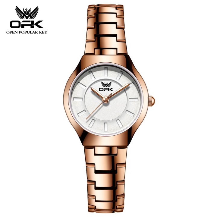 OPK Watch For Women Original Waterproof Stainless Steel Strap Elegant ...