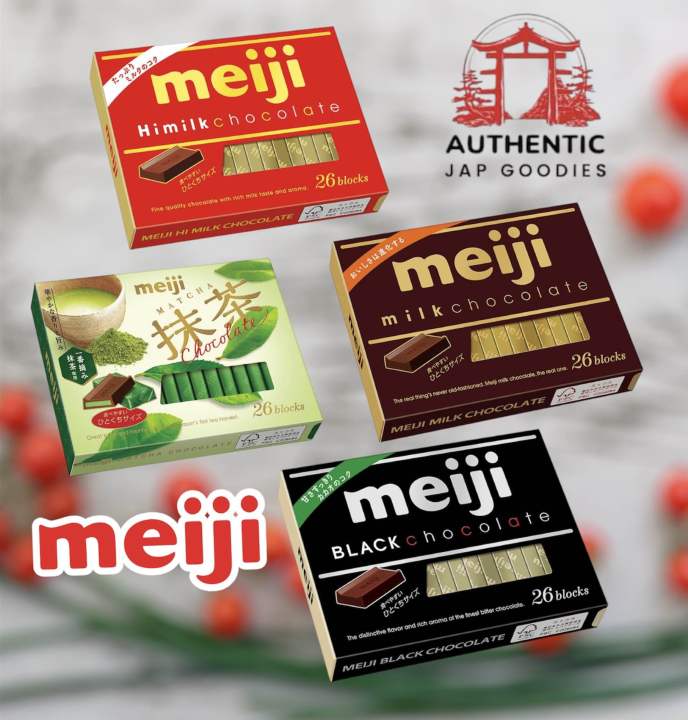 Meiji chocolate Blocks 26 blocks chocolates | Lazada PH