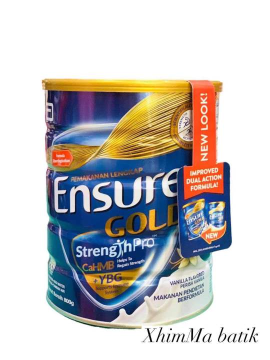 ENSURE Gold Vanilla 800g Powdered Milk - Adult Supplement | Lazada PH