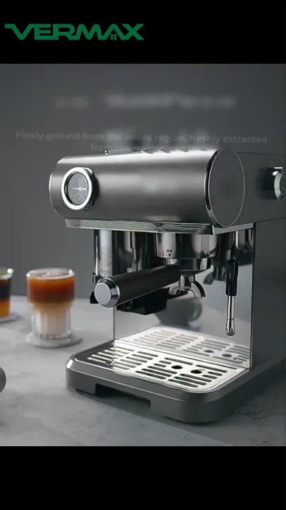 VERMAX Barista Express Espresso Machine with Grinder Single Boiler ...