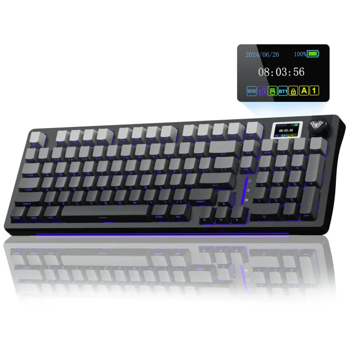 AULA S98 Pro Customized Mechanical Keyboard 96Keys With RGB Light Tri ...