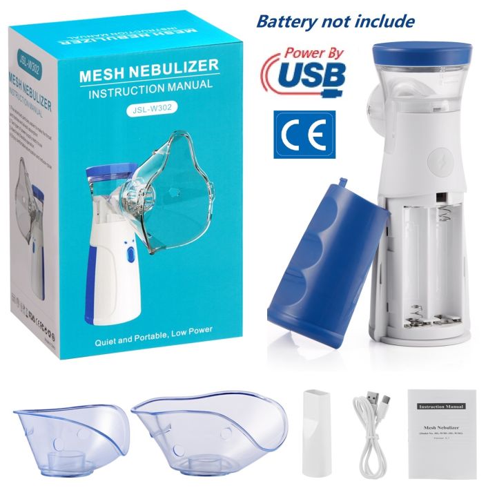 Medical Nebulizer Machine Asthma Inhaler Mini USB Handheld Automizer ...