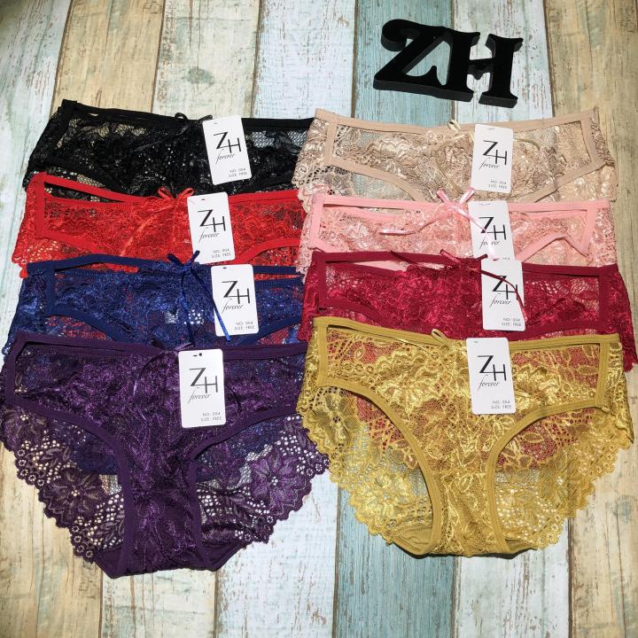 กางเกงชั้นในลูกไม้เอวต่ำ สไตล์เซ็กซี่ZH.004 | Lazada.co.th