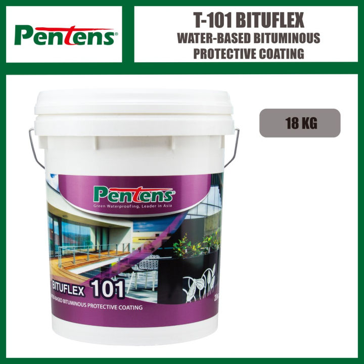 PENTENS T-101 (18KG) Water-Based Bituminous Protective Coating | Lazada