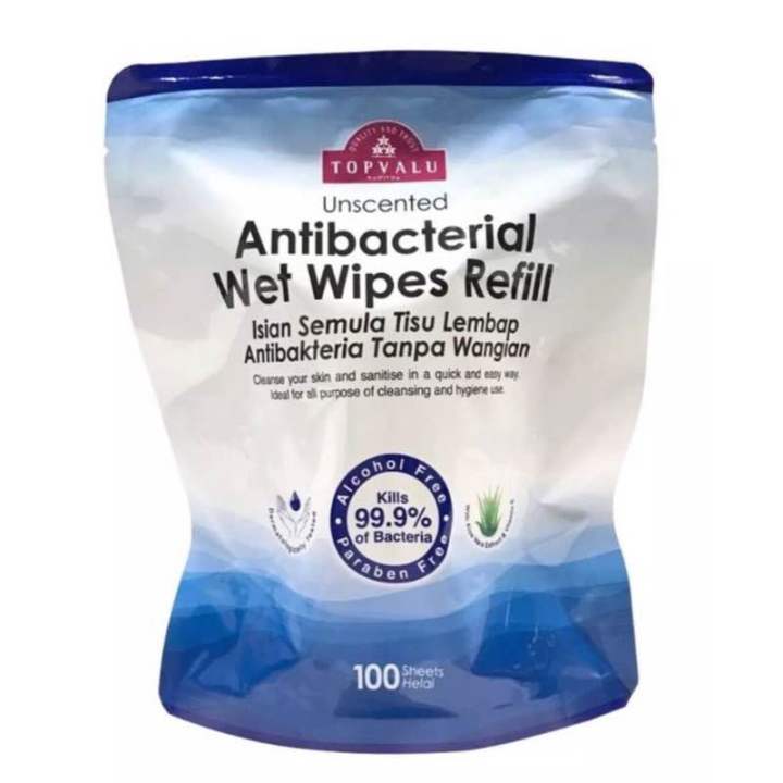 TOPVALU Antibacterial Wet Wipes | Lazada