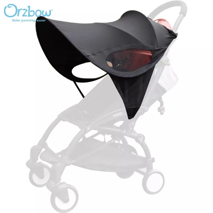 Orzbow Baby Stroller Sun Visor Solid Color Pram Pushchair Windproof Sun ...
