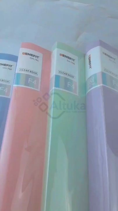 Map Dokumen Holder Pastel Isi 60 Pocket Dokumen Keeper Display Book ...