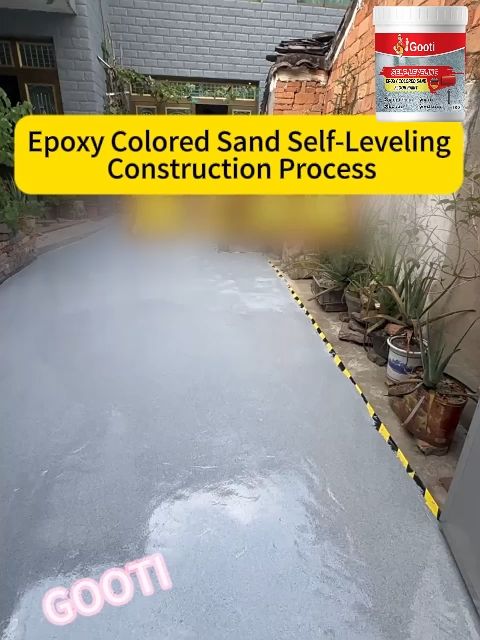【Upgrade】Colored Sand Epoxy Floor Paint Marble Texture Floor Paint High ...