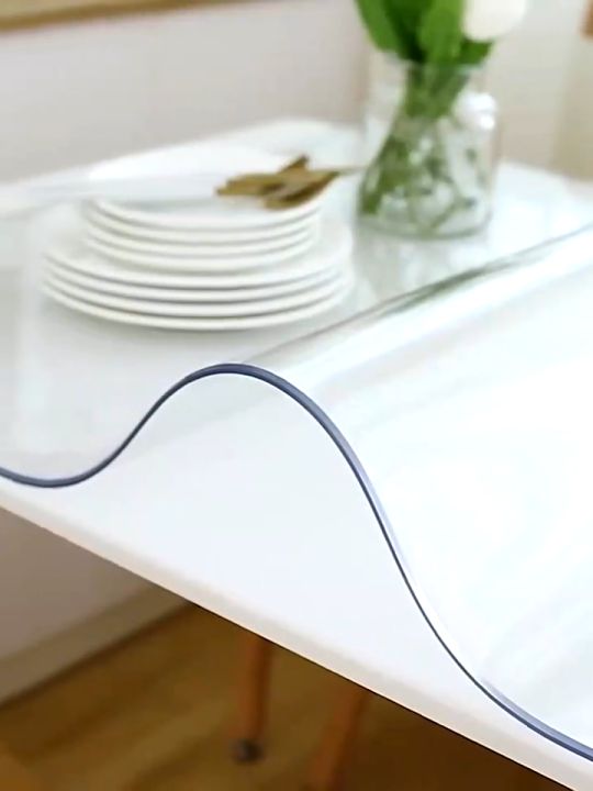 Thicken Clear Waterproof pvc Table Cover Tablecloth PVC Table Cloth ...