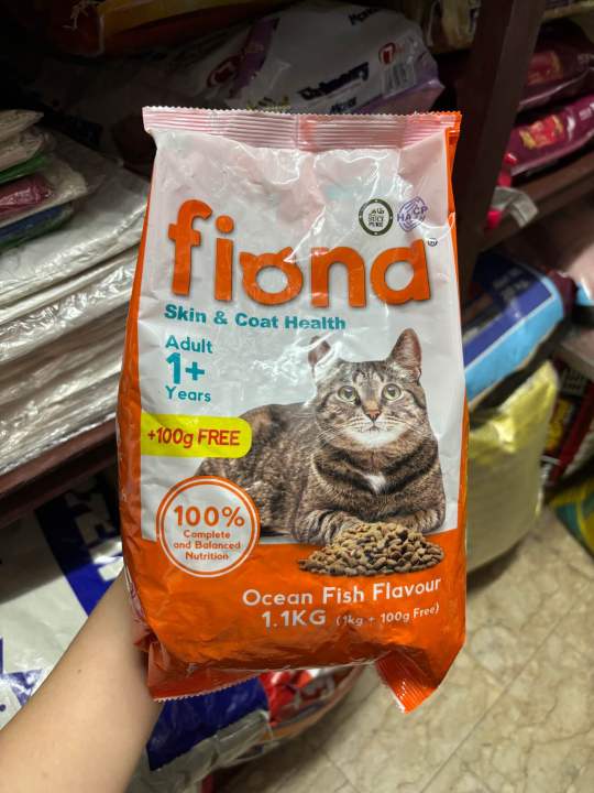 Fiona Dry Cat Food For Adult Ocean Fish Flavor 1.1kg + 100g Free ...