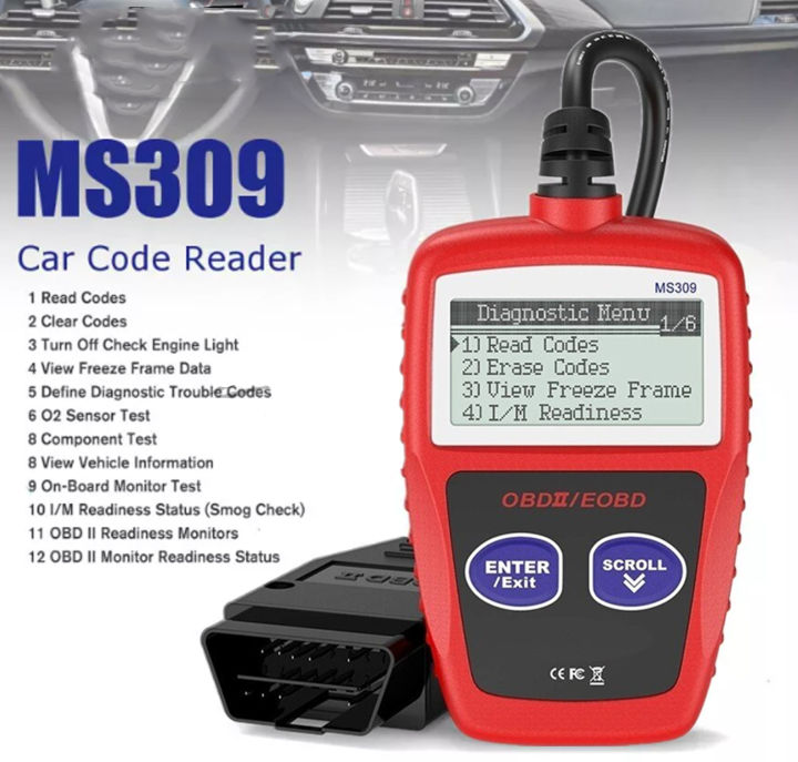 Automotive OBD2 Scanner Auto Check Engine Light scan Tool Direct ...