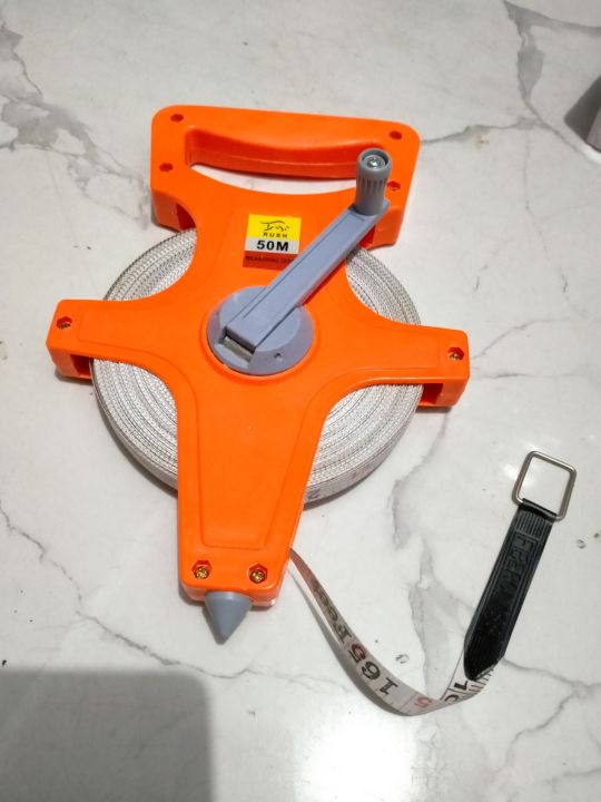 meteran 50 meter meteran tancap 50m meteran fiber 50 m meteran tanah ...